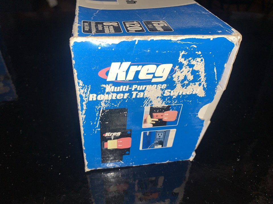 Kreg PRS3100 Black Plastic/Metal Multi-Purpose Router Table Switch New ...
