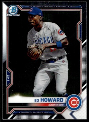 2021 Bowman Chrome Prospects Ed Howard G129 Chicago Cubs #BCP-12 | eBay