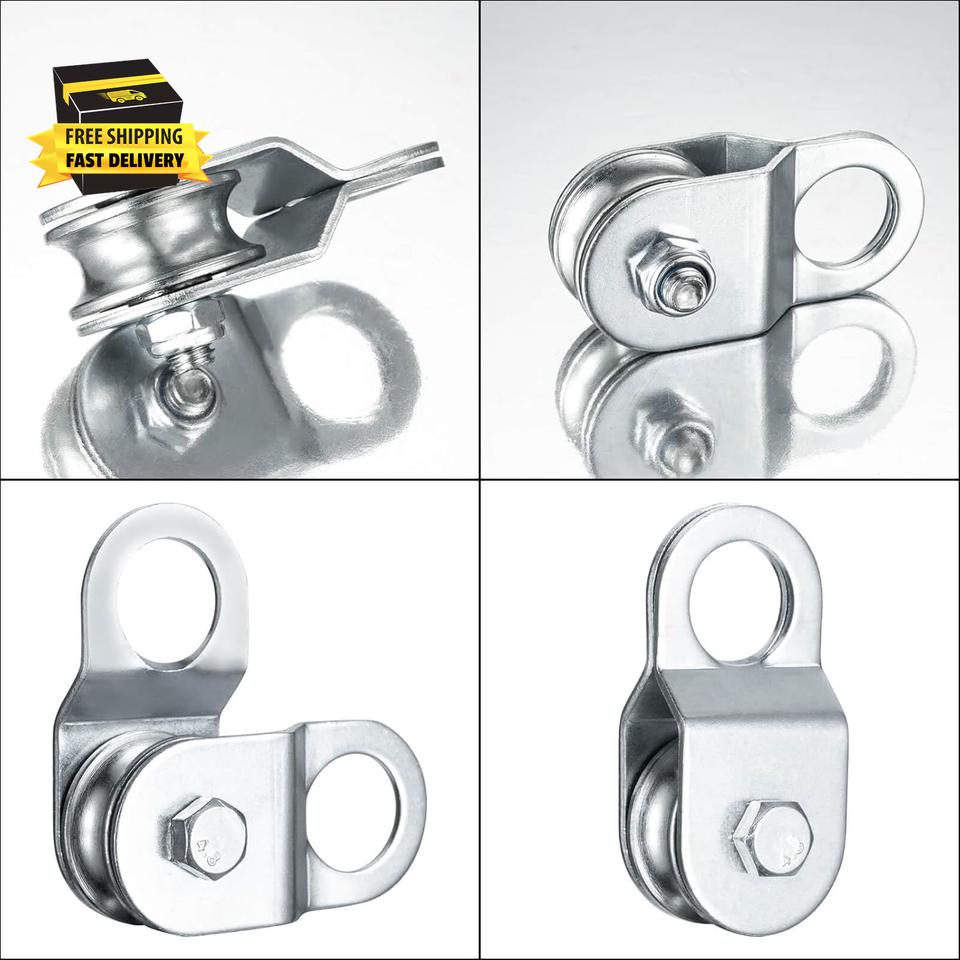 Cable Pulley 32Mm Small Snatch Block for 0.23Inch/6Mm Wire Rope, Single ...