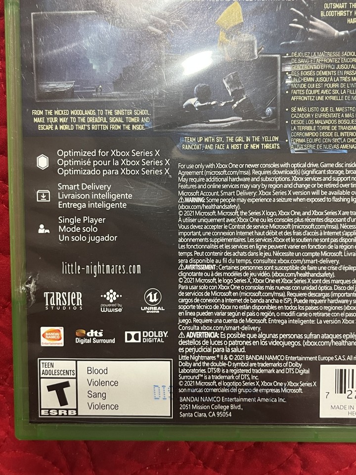 Little Nightmares II Xbox One / Xbox Series X Game (2021 Action) | eBay