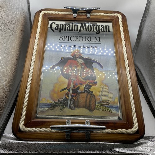 Captain Morgan Vintage Spiced Rum Mirror Tray 15.5" x 21.5" | eBay