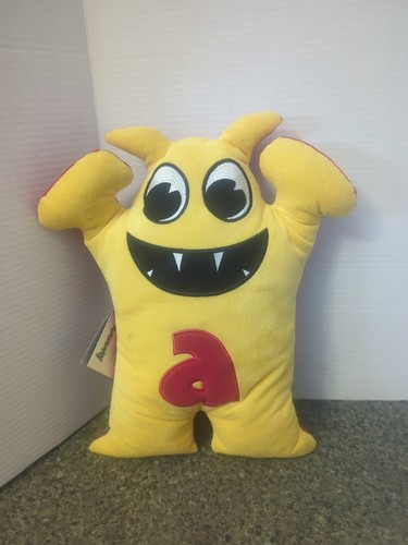 Alphabeasts Alphabet Letter "A" Plush Monster "Alphie" Learning ABCs ...