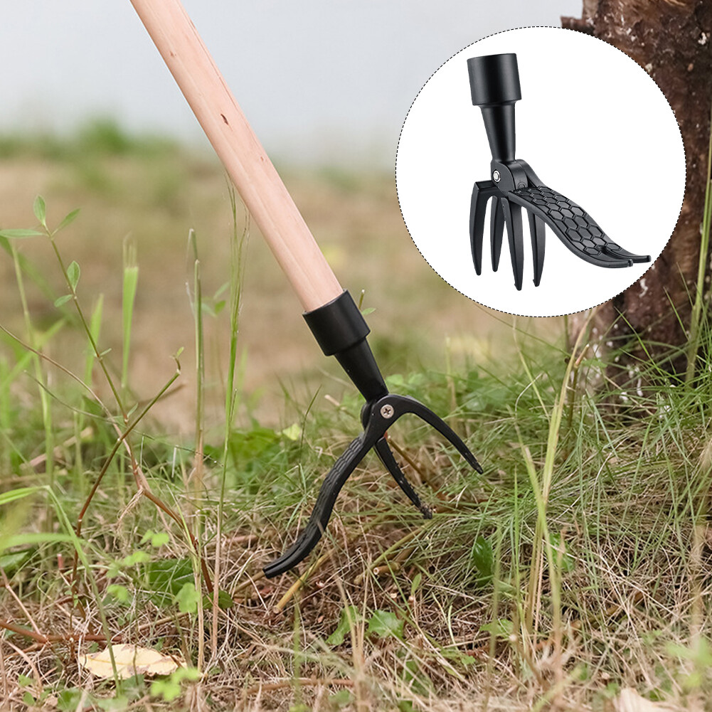 Garden Tool Aluminum With Foot Pedal Digging Root Remover Weeder Head ...