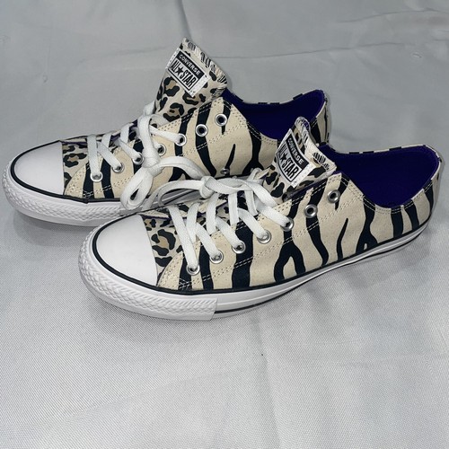 New Converse Shoes Zebra Animal Print Men’s 11.5 Women’s 13.5 | eBay