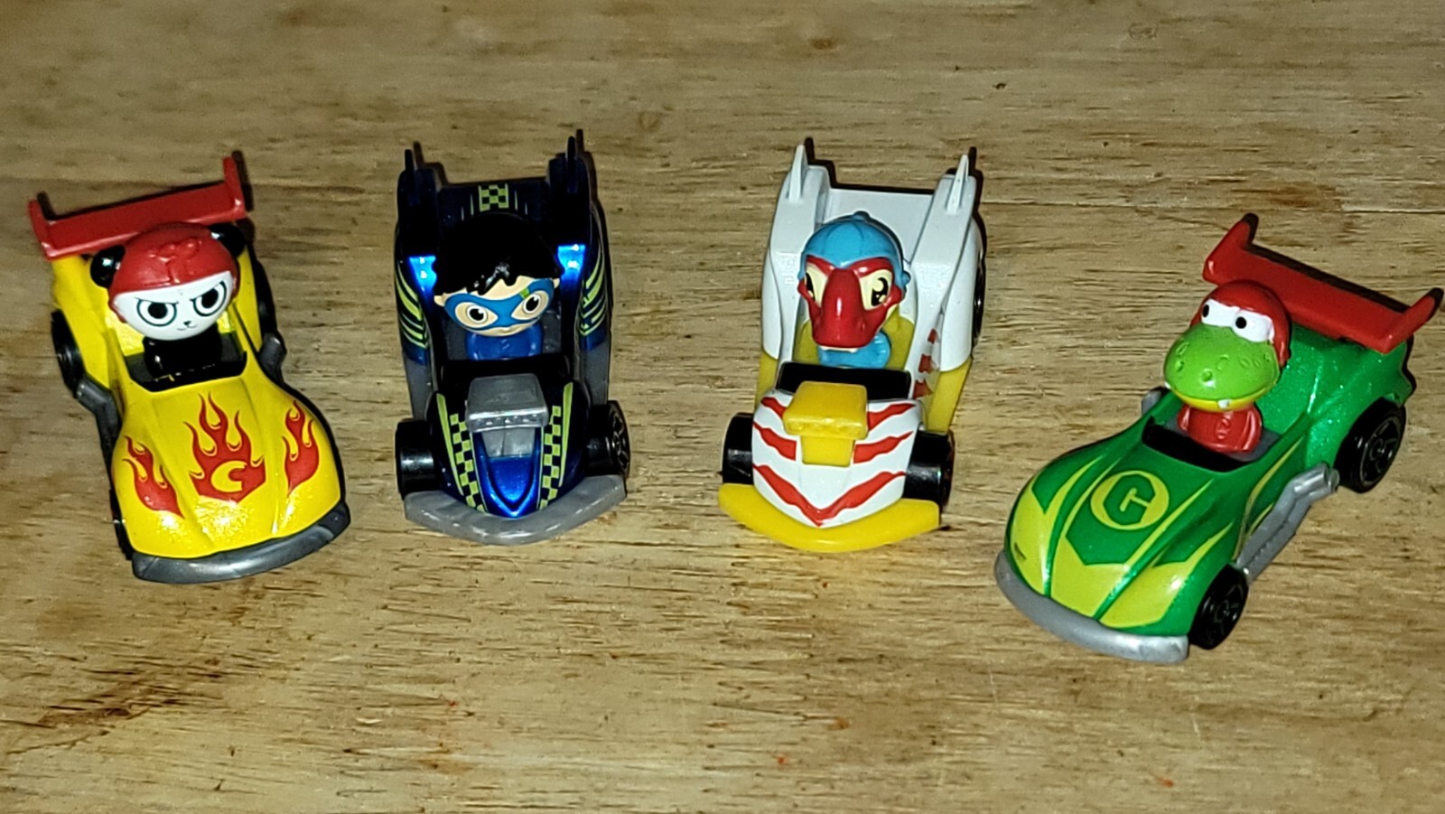 Lot 4 Ryan's World Racer Set Panda Crocodile Die-Cast Car Jada Toys | eBay