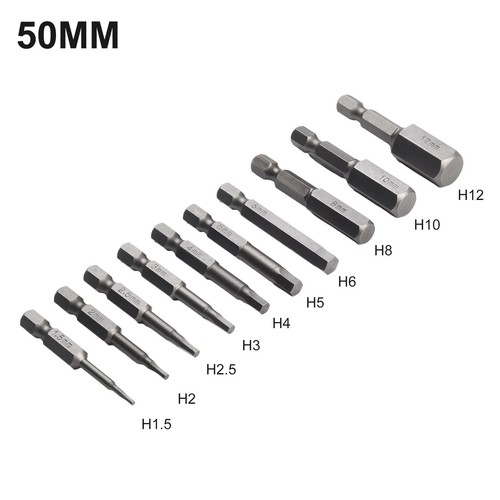 Convenient 10pcs 1/4 Hex Shank Screwdriver Bits with Quick Connect H1 ...