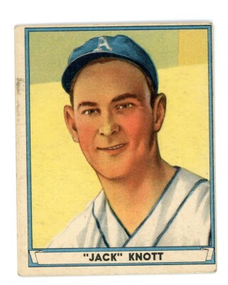 1941 Play Ball JACK KNOTT Athletics #68 VG/EX Condition | eBay