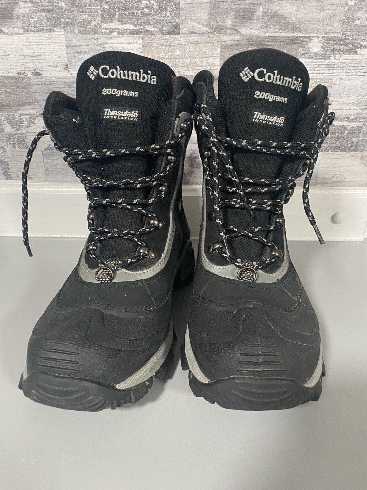 Columbia Snow Bugaboot Omni-Tech BL1365-010 Black Boots Women Size 9 ...