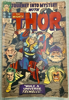 1965 MARVEL JOURNEY INTO MYSTERY WITH THE MIGHTY THOR # 123 | eBay