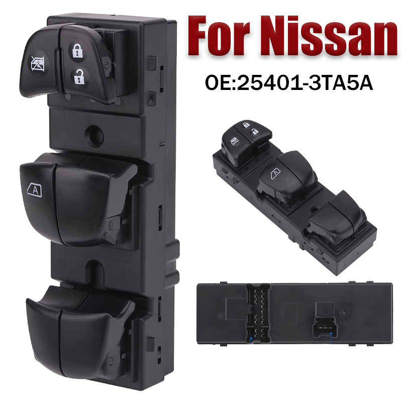 ABS Car Window Control Switch 25401-3TA5A For Nissan Altima Sentra ...