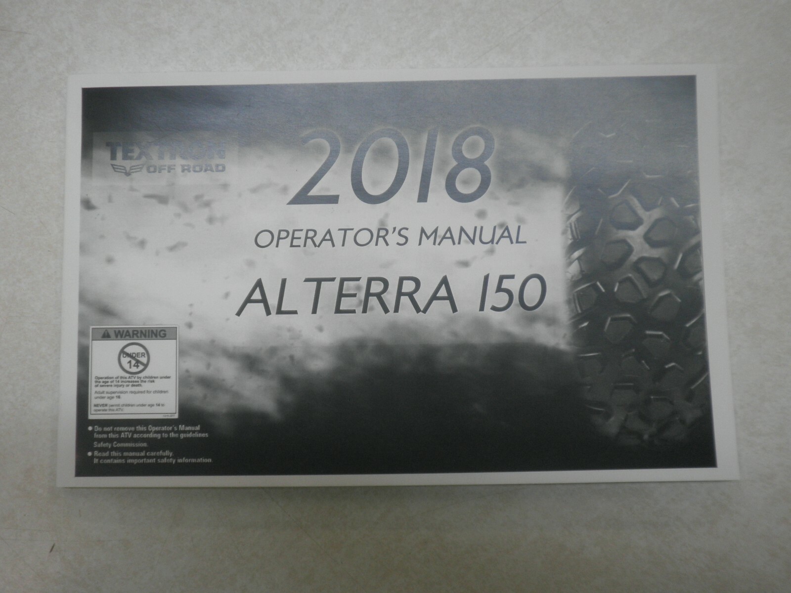 Textron Off-Road Arctic Cat 2018 Alterra 150 Operators Manual | eBay