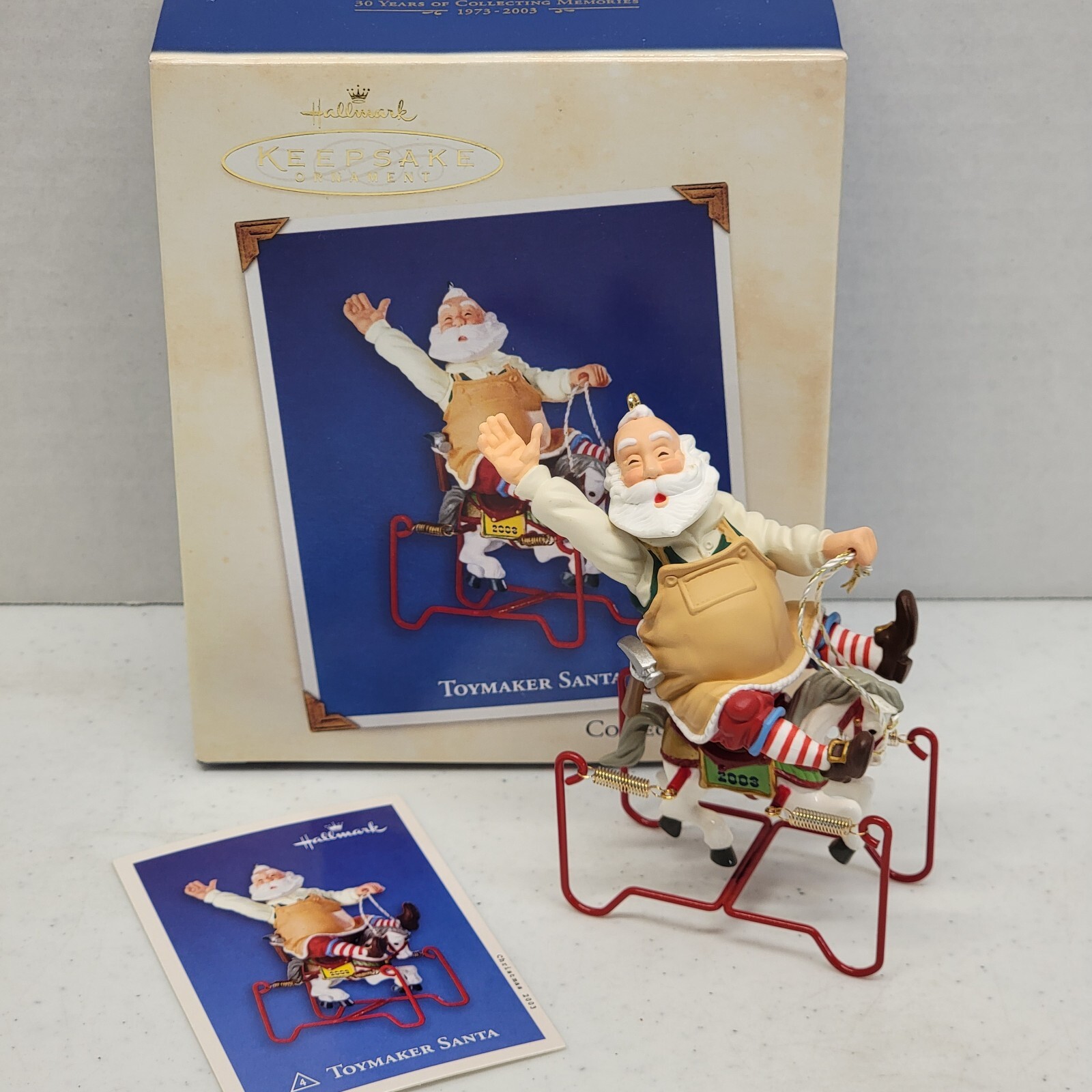 Hallmark Toymaker Santa Keepsake Ornament 2003 Fourth in Series #4 | eBay
