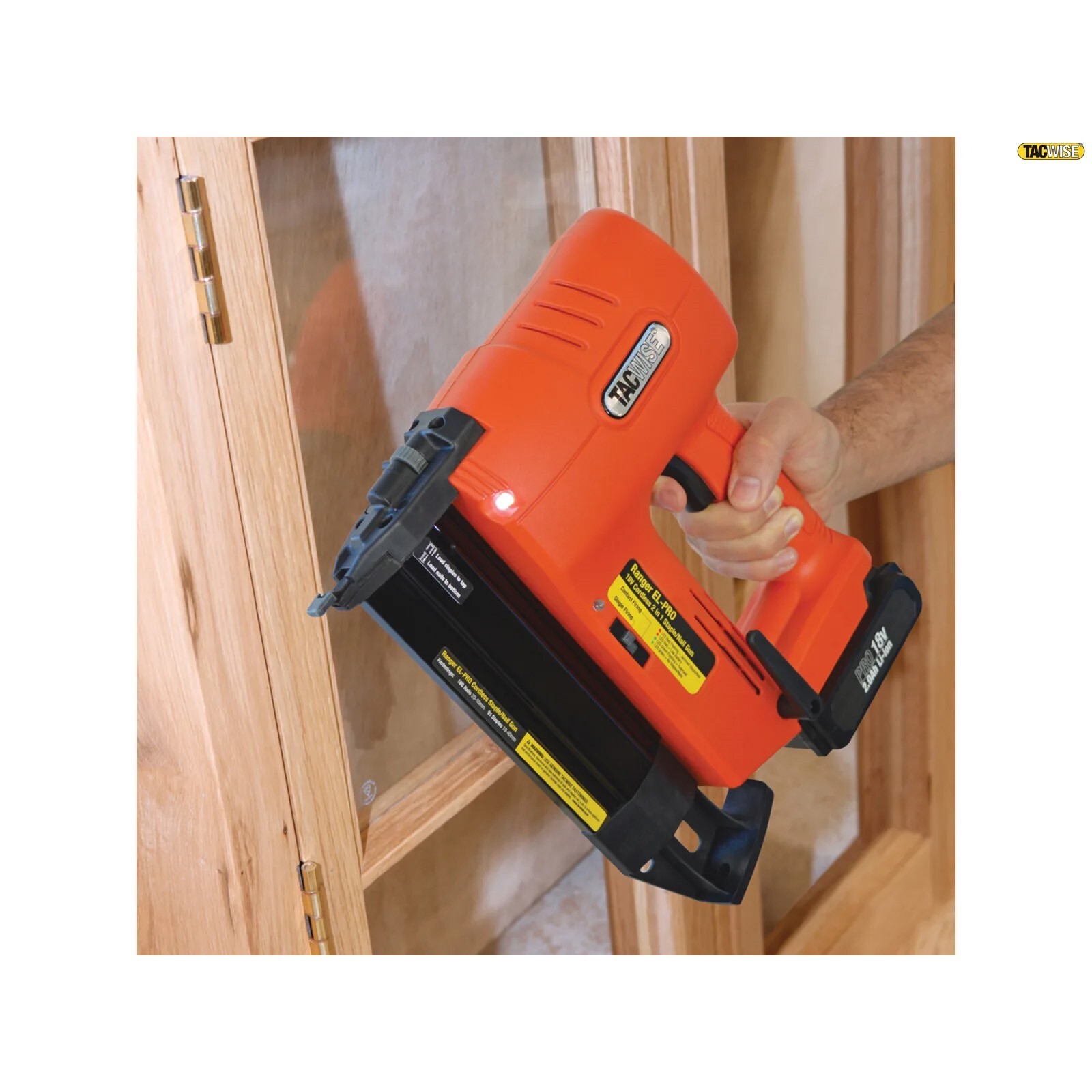 Tacwise 150 EL-PRO 18v Cordless Staple Nail Gun Tacker Nailer Stapler ...