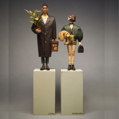 The Professional Leon and Mathilda Natalie Statue Figure Model Display ...