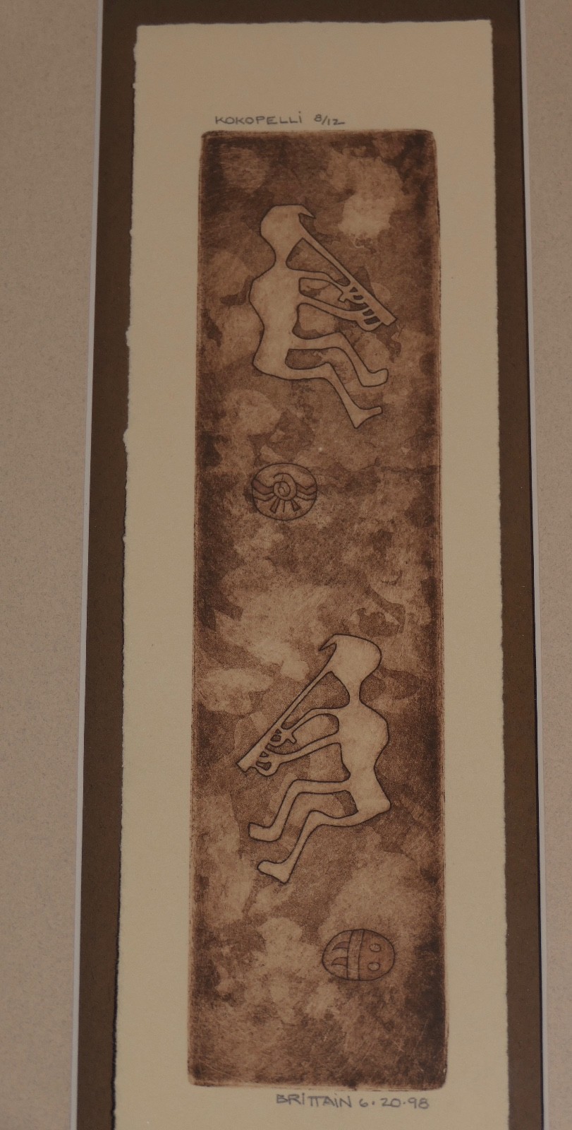 MELAINIE BRITTAIN LIMITED EDITION PRINT KOKOPELLI 8/12 | eBay