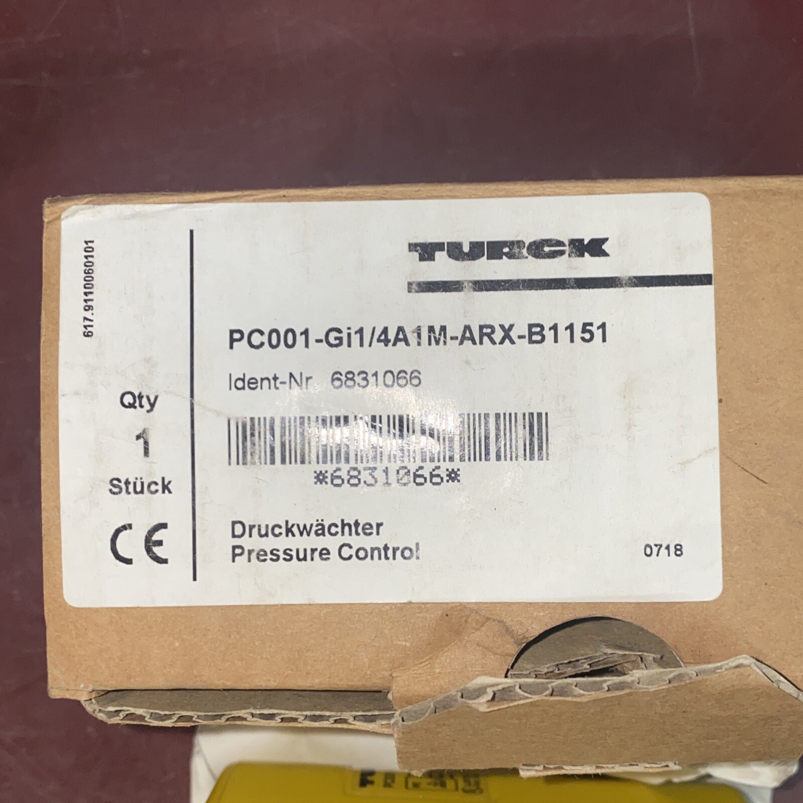 TURCK PC001-GI1/4A1M-ARX-B1151 Pressure Sensor for sale online | eBay