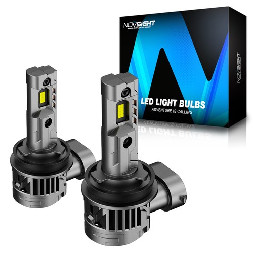 NOVSIGHT H11 H8 LED Headlight Bulbs High Low Beam Lamp 6500K 24000LM ...