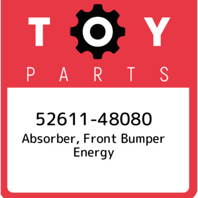 52611-48080 Toyota Absorber, front bumper energy 5261148080, New ...