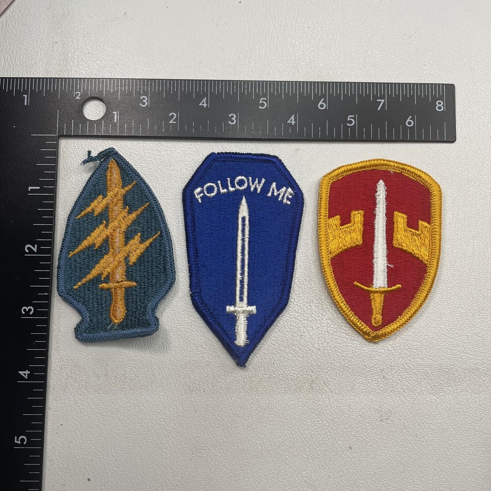 3 Sword Theme Patches United States Army (Inc. Infantry Training School ...