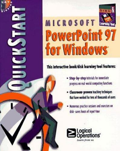 Microsoft PowerPoint 97 for Windows Quickstart by Ann DeVries (1996, CD-ROM / Trade Paperback ...