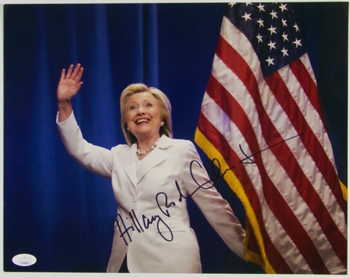 Hillary Rodham Clinton Autograph Signed Photo JSA COA 11 x14 Full Name ...