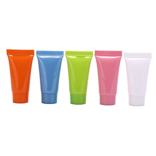 5pcs cosmetic soft tube 10ml plastic lotion containers empty refilable ...