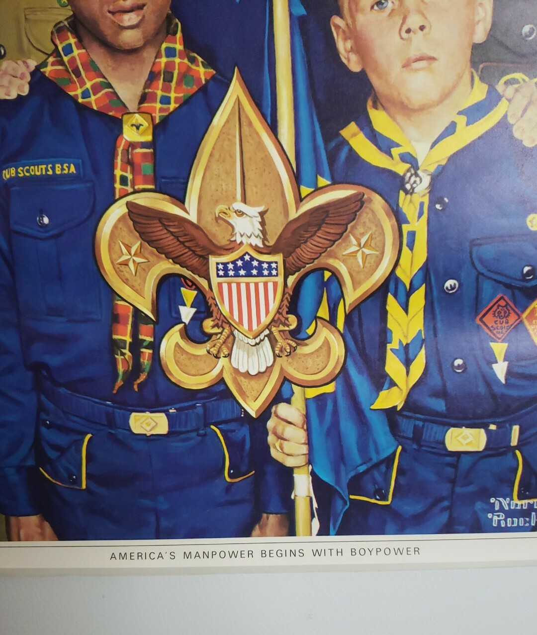 Norman Rockwell Boy Scouts Of America Poster Boypower | eBay