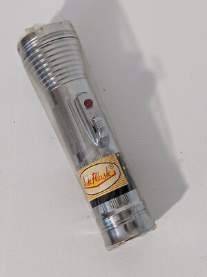 Ash Flash D Cell Chrome Flashlight Three Position Switch NEW | eBay