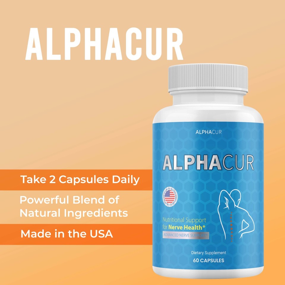 (3 Pack) AlphaCur Nerve Relief Capsules, Alpha Cur Nerve Health | eBay