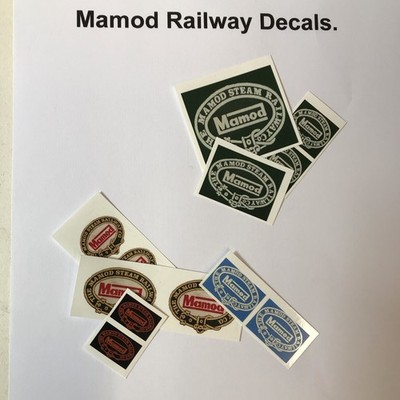 Decals (Transfers) x 2 Model Steam Mamod Railways : 14 OPTIONS. | eBay UK