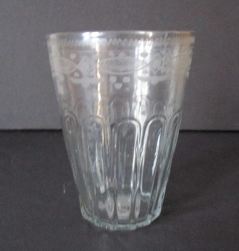 Early 19th Century Stiegel Type Blown 14 Panel Flip Glass Engraved ...