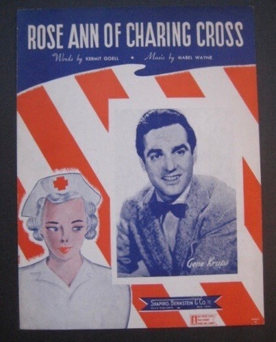 Rose Ann Of Charing Cross by Gene Krupa sheet music | eBay