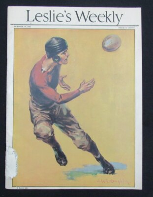 October 29, 1921 Leslie's Weekly Football Magazine 190383 | eBay