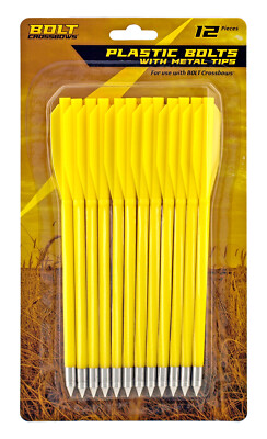 6/12 PC 6.5 inch Crossbow Bolts Arrow Plastic Hunting Arrow Crossbow 50 ...