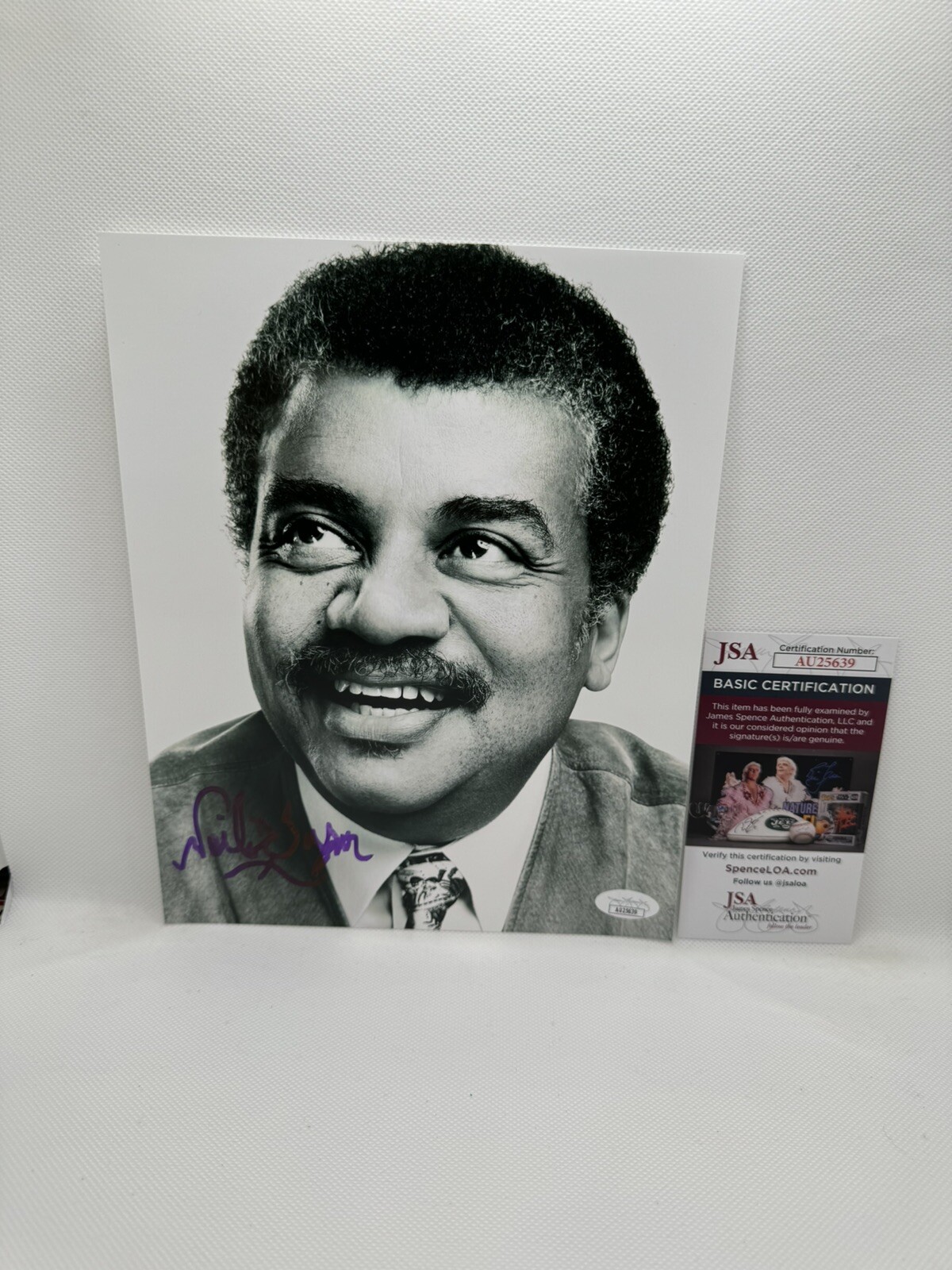 NEIL DEGRASSE TYSON SIGNED PHOTO JSA COA AUTOGRAPHED SCIENCE ...