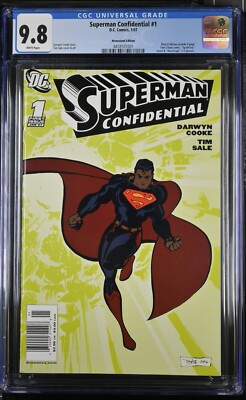 Superman Confidential 1 DC Comics 2007 Newsstand CGC 9.8 Tim Sale ...