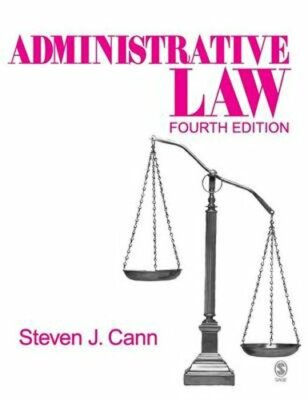 Administrative Law by Steven J J Cann: New 9781412913966| eBay