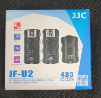 *NEW* JJC JF-U2 3-in-1 Wireless Shutter Remote Control & Flash Trigger ...