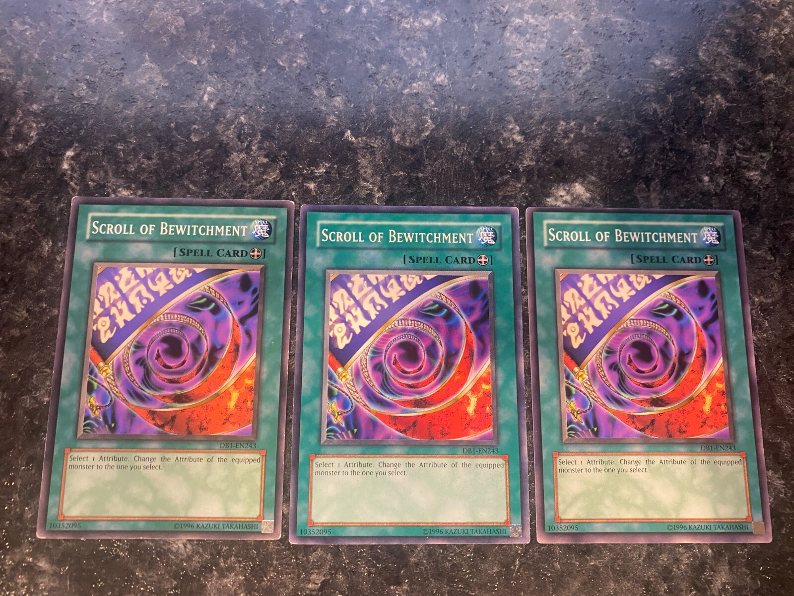 3X Scroll of Bewitchment DB1-EN243 - Yugioh Yu Gi Oh! 3 Playset | eBay
