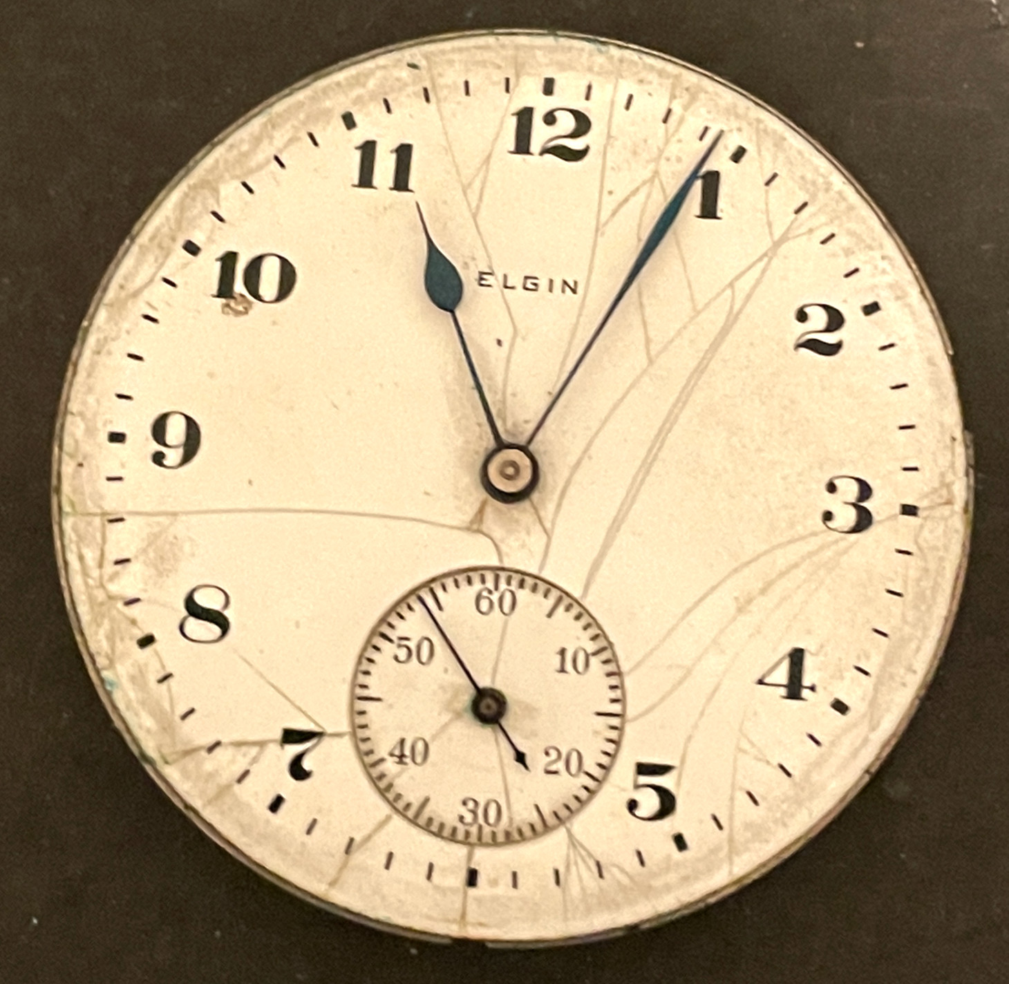 Antique 1921 Elgin Grade 313 Pocket Watch Movement Go… - Gem