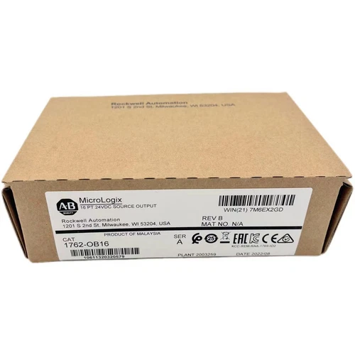 AB 1762-OB16 SER A 24VDC MicroLogix Output Module 1762OB16 New Factory ...