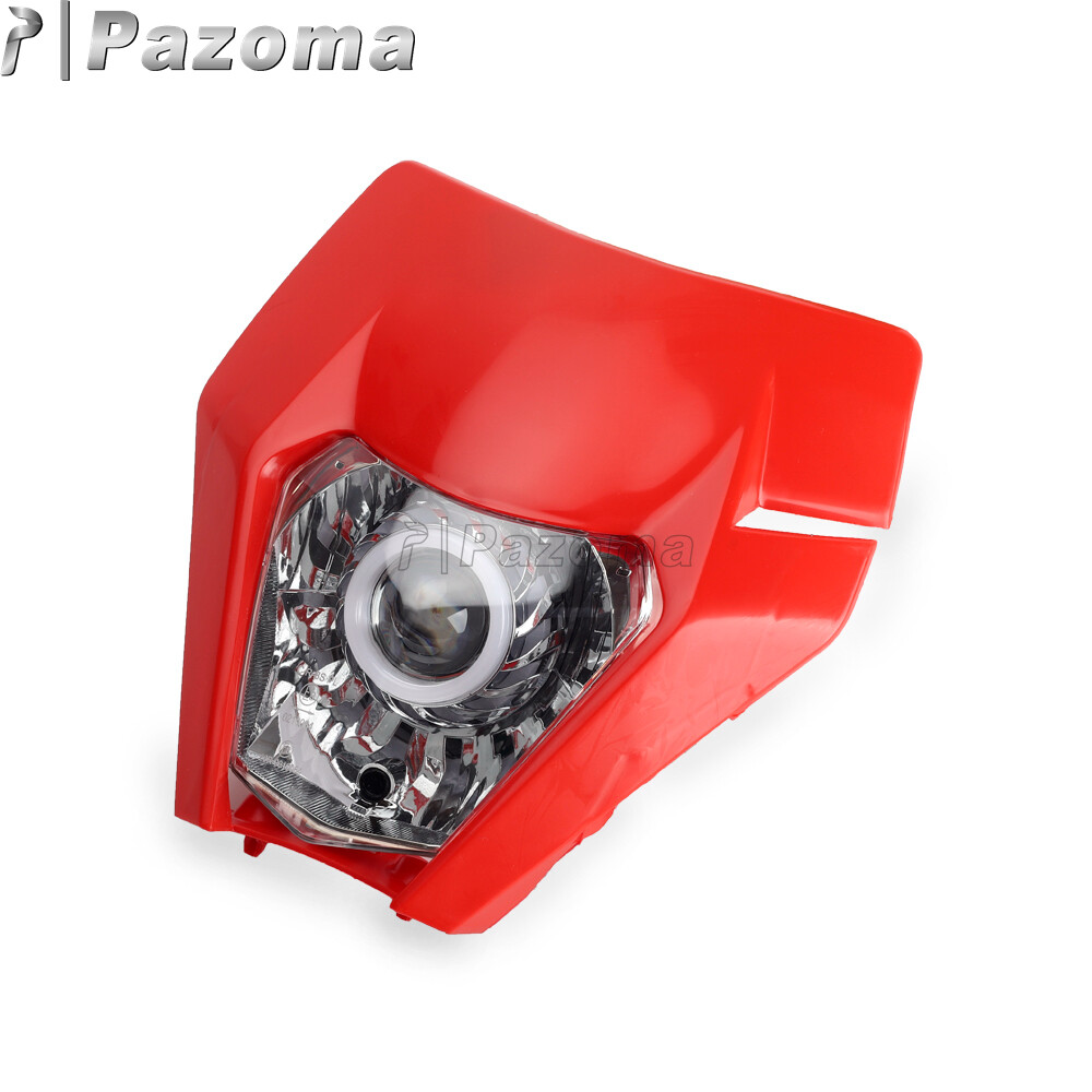 For Honda CRF250F CRF450R/X CRF250R 300EX Enduro LED Headlight Fairing ...