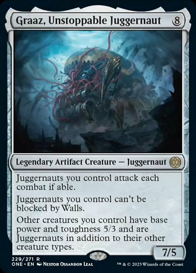 MTG Graaz, Unstoppable Juggernaut - Foil NM-Mint Phyrexia: All Will Be ...