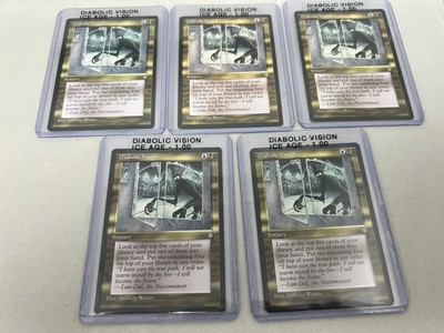 1995 Magic: The Gathering - Ice Age Diabolic Vision 1u6 | eBay