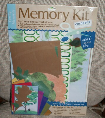 Scrapbooking Colorbok Family Memory Kit 162 Pcs 6 pages New Fast ...