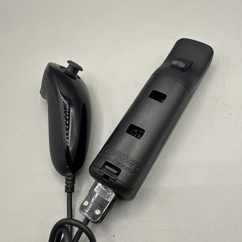 Genuine OEM Official Nintendo Wii Remote Wiimote Motion Plus w/ Nunchuk ...