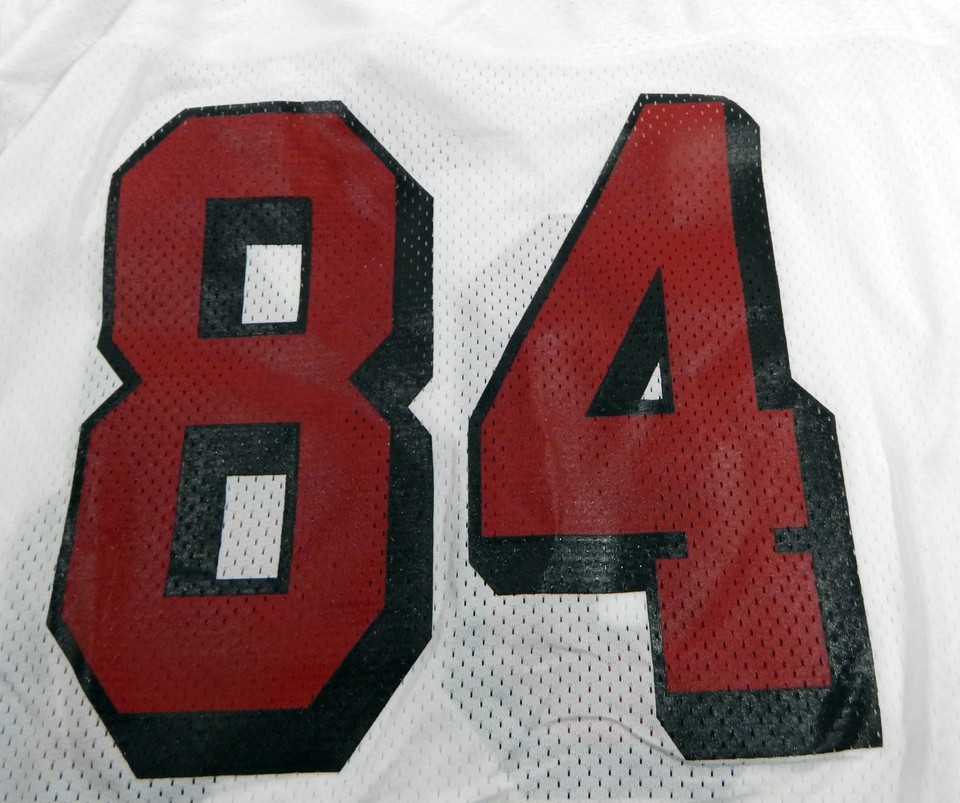 2002 San Francisco 49ers Cedrick Wilson #84 Game Issued White Practice ...