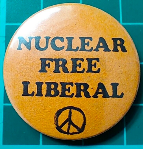Vintage Political Protest Peace CND Pin Badge Nuclear Free Liberal | eBay
