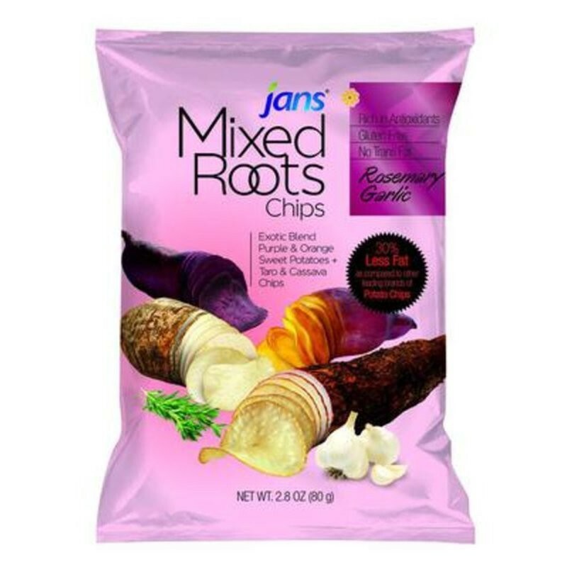 3 PACK JANS MIXED ROOTS CHIPS ROSEMARY GARLIC NON GMO 2.8 OZ | eBay