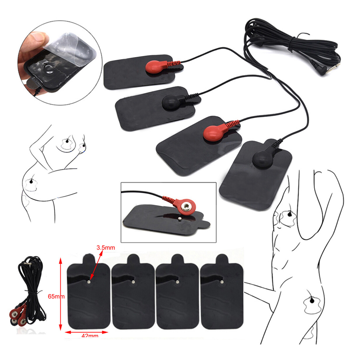 Electric Shock E-Stim Kit Therapy Estim UrethralSound with Pulse ...